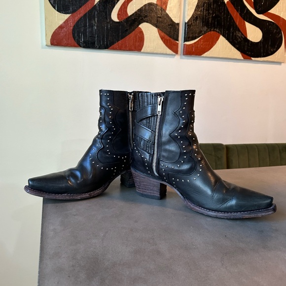Freebird by Steven | Shoes | Morgan Black Leather Ankle Boots | Poshmark